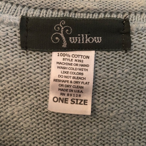 Willow | Sweaters | Willow Powder Blue Cotton Sweater | Poshmark